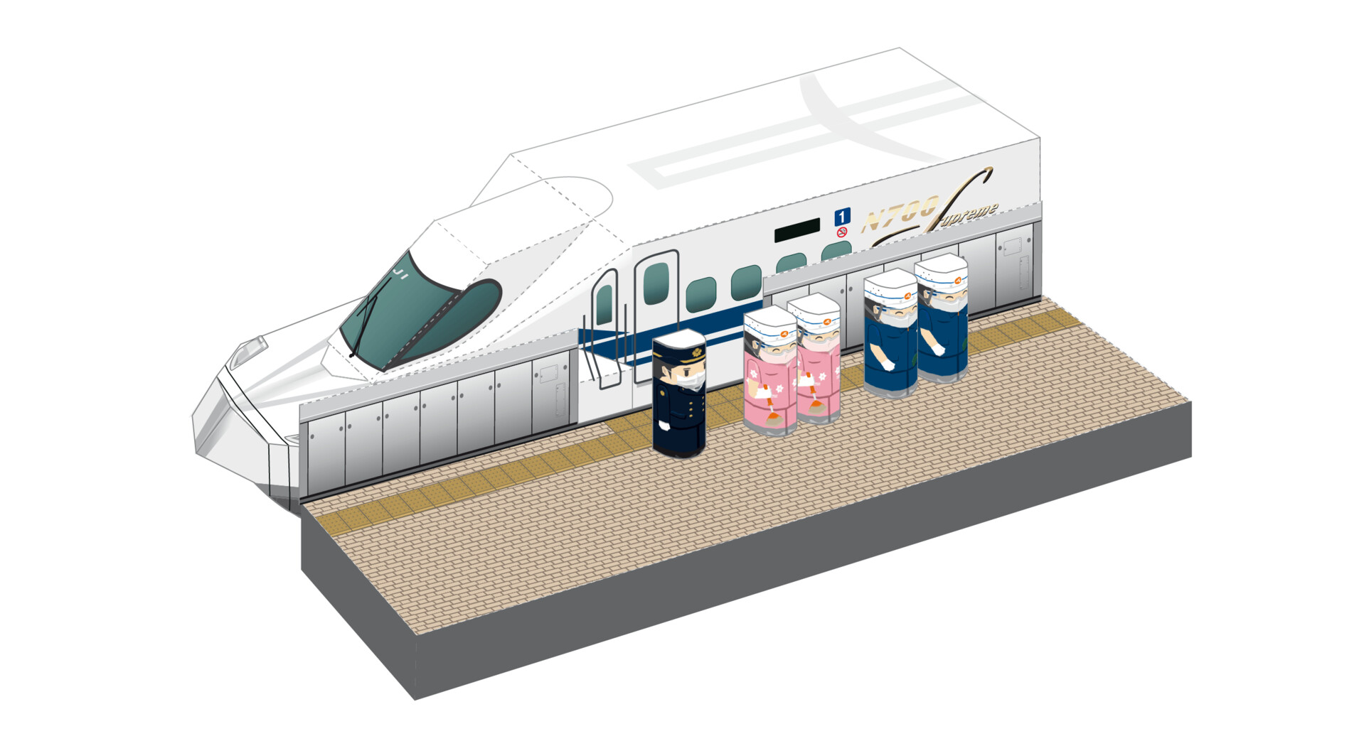 Make Your Own Paper ‘Series N700S’ Shinkansen - Japan House London