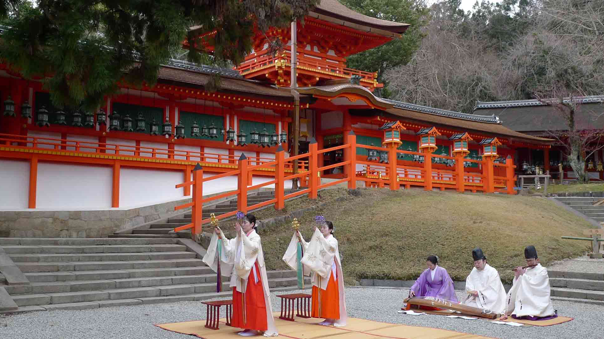 Kagura (Sacred Dance) from Kasuga Taisha – Japan House London