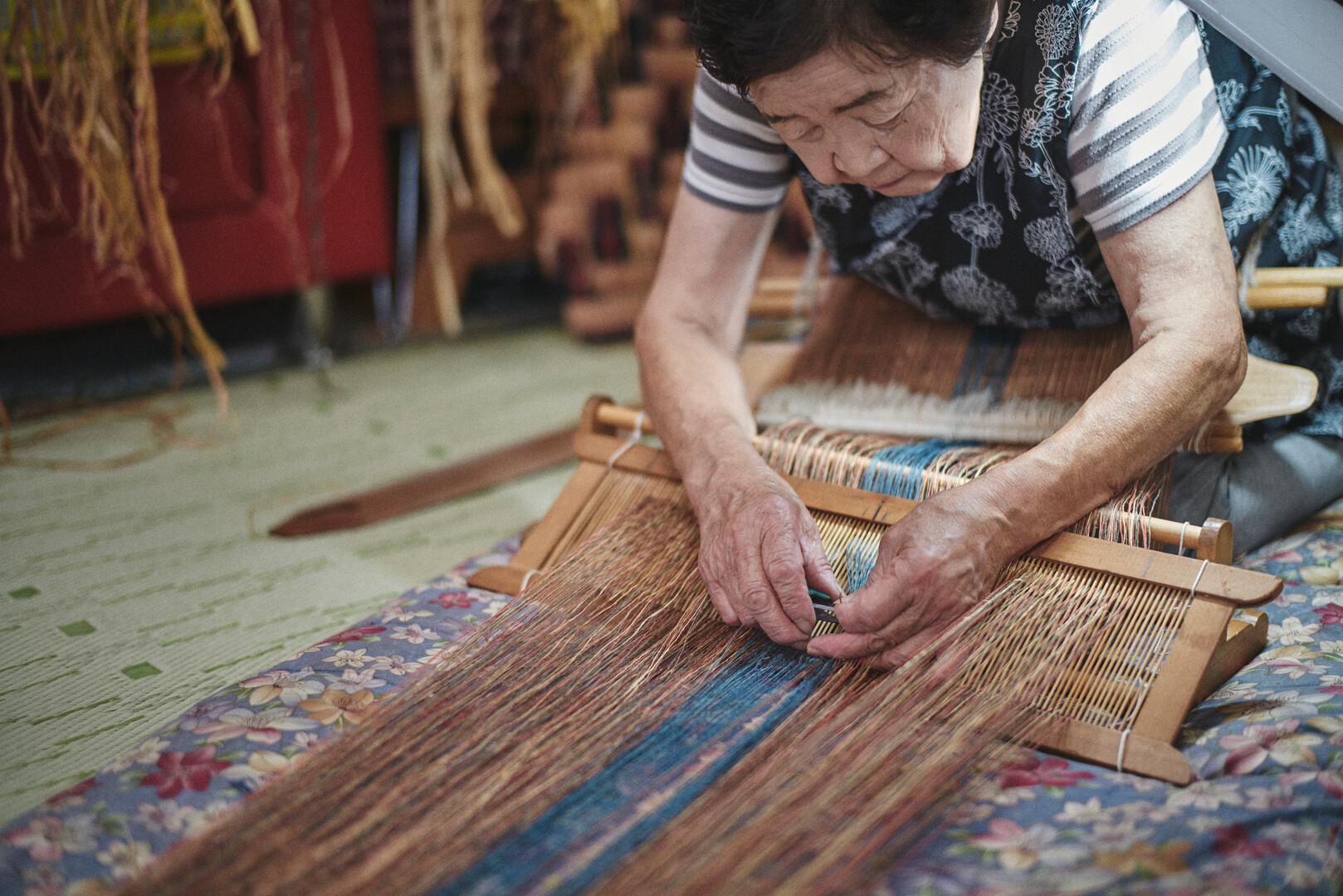 Ainu crafts: woodcarving and embroidery – Japan House London