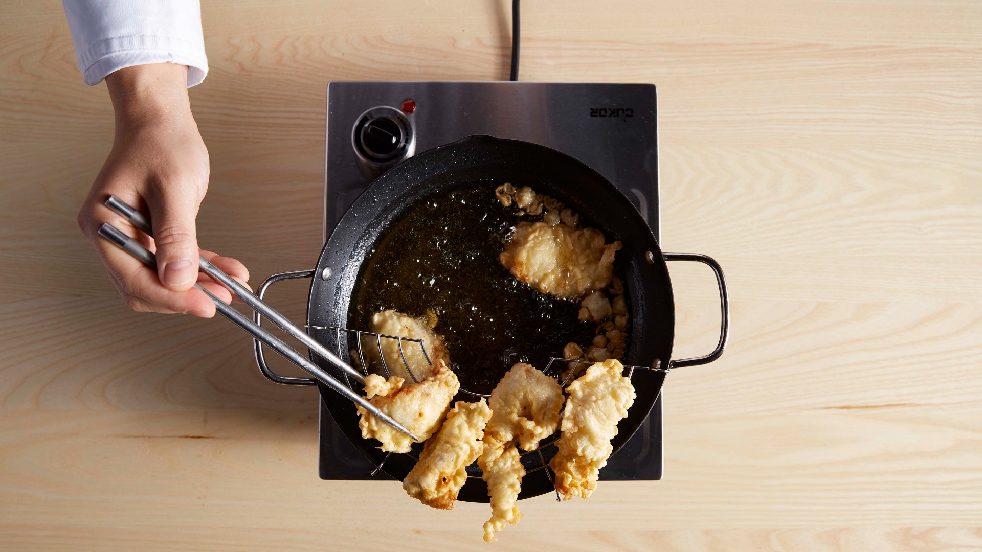 Cooking Chicken Tempura - Japan House London